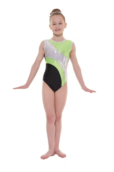 TP - Tank Gymnastics Leotard; Flo Green; 11-12 | Dancewear City, LLC